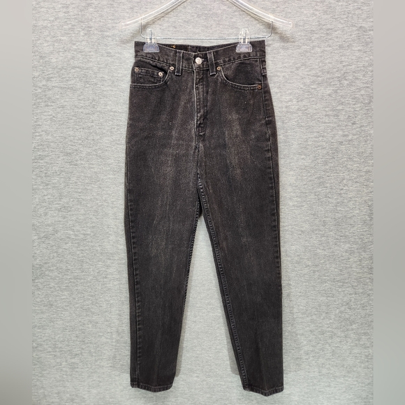Levi's | Jeans | Vintage 9s Levis 52 Black Slim Fit Jeans Tapered ...